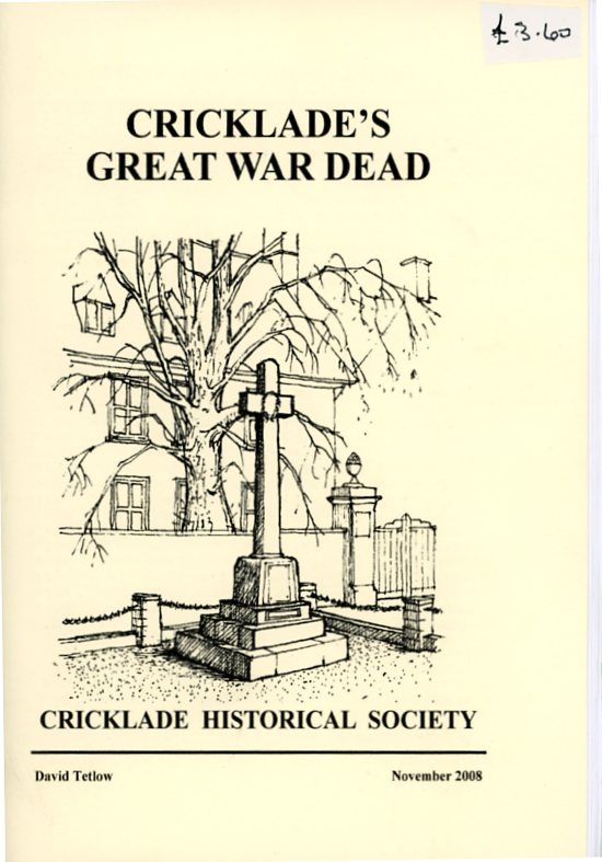 Cricklade’s Great War Dead - Cricklade Museum